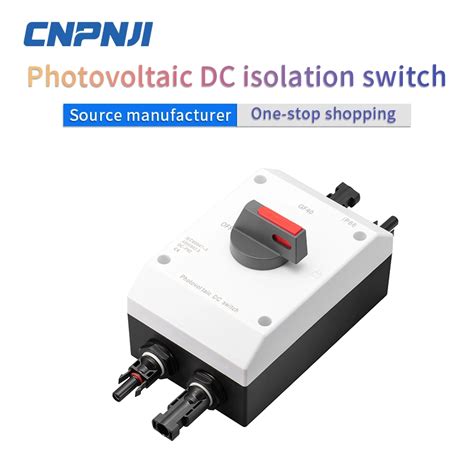 32A Isolator Rotary Switch Disconnector Solar PV DC 1000V Isolator Switch Switch And Circuit