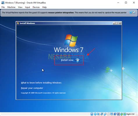Cara Install Windows 7 Di Virtualbox 2021 Lengkap Gambar