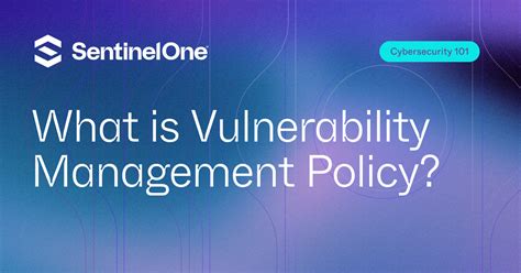 What Is Vulnerability Management Policy