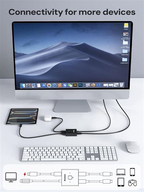 Dockteck Usb C Switch Bi Directional Switcher Dockteck