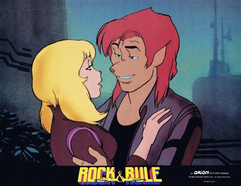 Angel And Omar From Rock And Rule 1983 Animated Movies Morning Cartoon