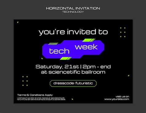 Free Psd Technology Template Design