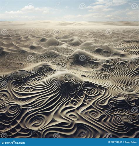 Enigmatic Erosion Uncovering Mysteries In Sand Patterns Royalty Free Cartoon Cartoondealer