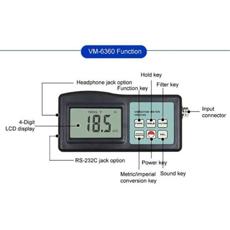 Jual Vibration Tester Landtek Vm 6360 Software And Rs232 Gauge Vm6360 Meter Di Seller Bosstech