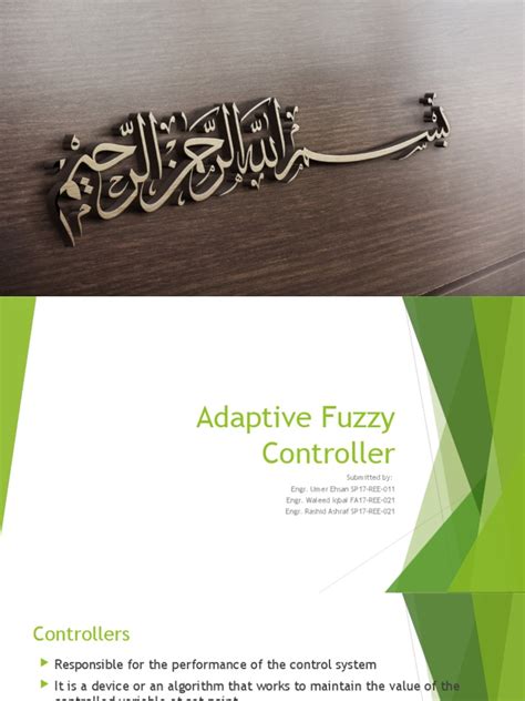 Adaptive Controllers Pdf Control Theory Fuzzy Logic