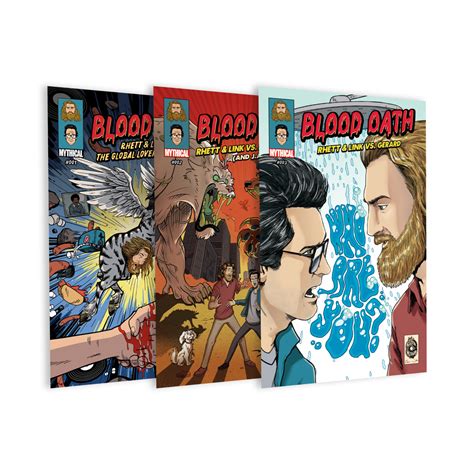 Rhett And Link Comic Book Bundle Mythical Store