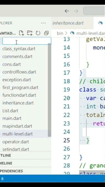 Hierarchical Inheritance Darts Dart Youtube