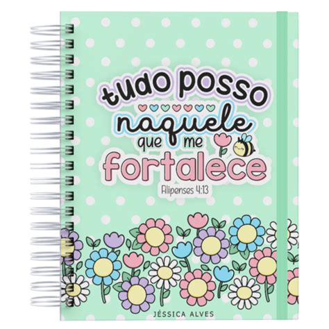 Planner Devocional Versículos 25 Dedicarte Artesanato