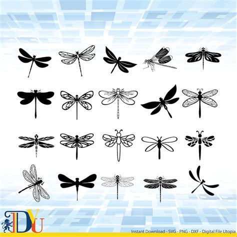 Dragonfly Svg Dragonfly Svg Bundle Dragonfly Clipart Dragonfly Cut