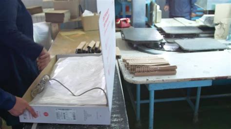 Factory Assembly Line Assembly Of Electric Heaters By Hand Conveyor