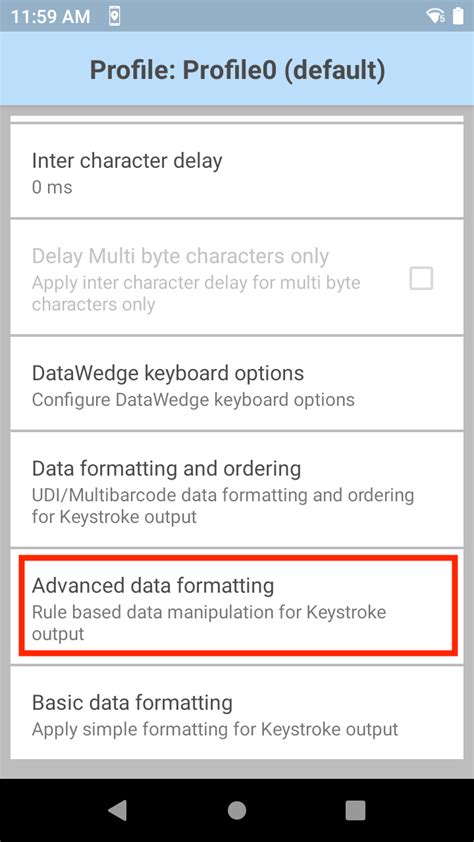 Keystroke Output Zebra Technologies Techdocs