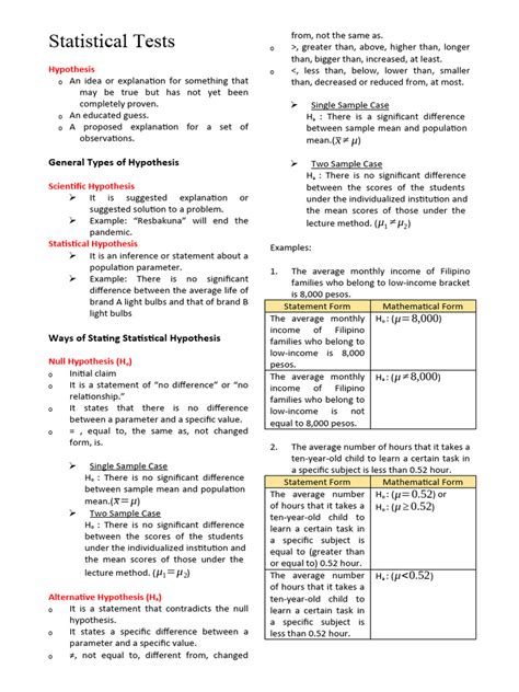 statistical tests download free pdf statistical hypothesis testing