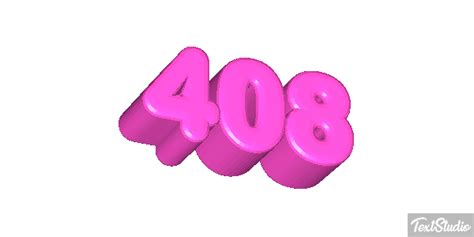 408 Number Animated  Logo Designs