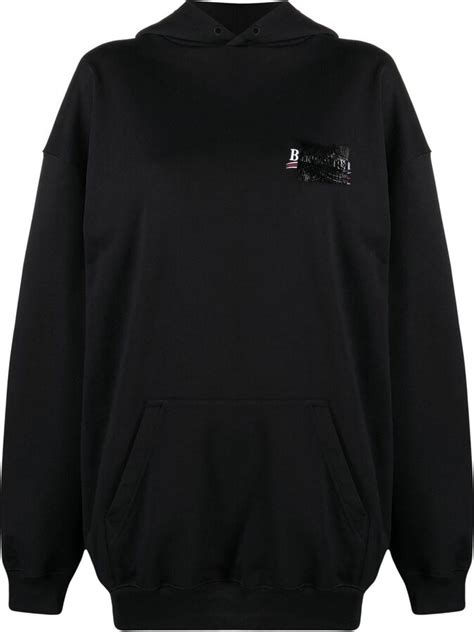 Balenciaga Political Campaign Hoodie Shopstyle