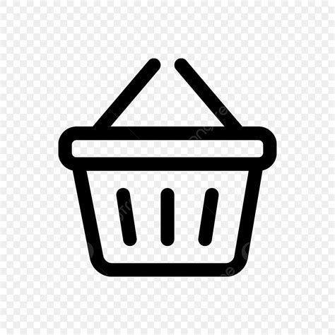 корзина значок по магазинам тележка сумка Png и вектор для бесплатной загрузки