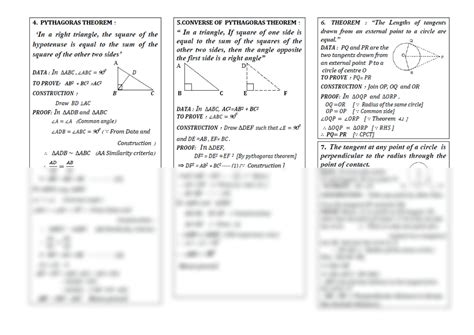 Solution Theorems Class 10th Ncert Studypool
