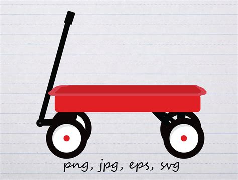 Red Wagon Clipart Vektor Grafik Svg Png  Eps Geburtstag Weihnachten