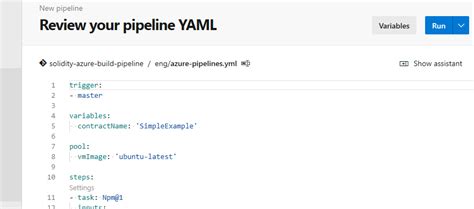 Using Azure Devops Pipelines To Build A Solidity Smart Contract By