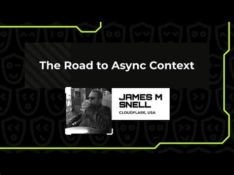 Conference Talks Talk The Road To Async Context From Javascript Conferences By Gitnation