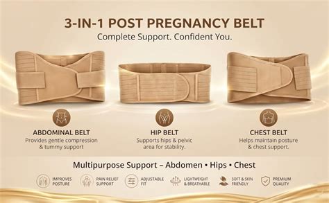 Buy Doltas 3 In 1 Post Pregnancy Abdominal Belt For Women C Section