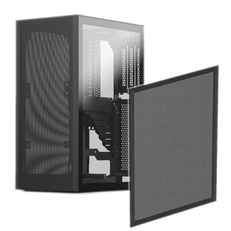 Ssupd Meshlicious Mini Itx Case Tempered Glass Black Pcie 3 0 With Mesh Side Panel Bundle