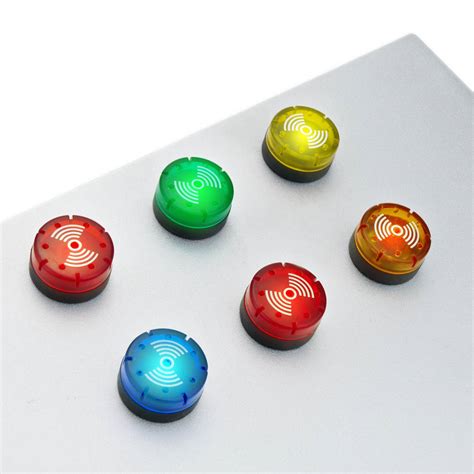 Led Flashing Indicator Pilot Light With Buzzer 22mm For 220 Vac For