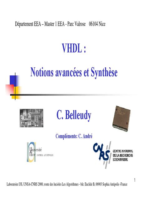 Vhdl Pdf Vhdl Structure De Contrôle