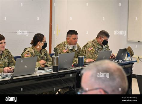 Shown Here Are Army Officers From Various Units Completing Their 2022