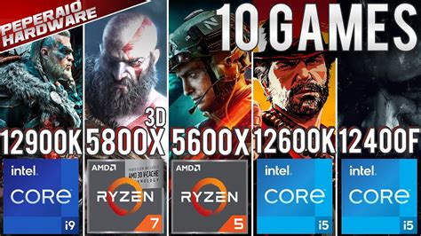 comparativo r7 5800x3d vs i9 12900k ks i5 12600k r5 5600x i5