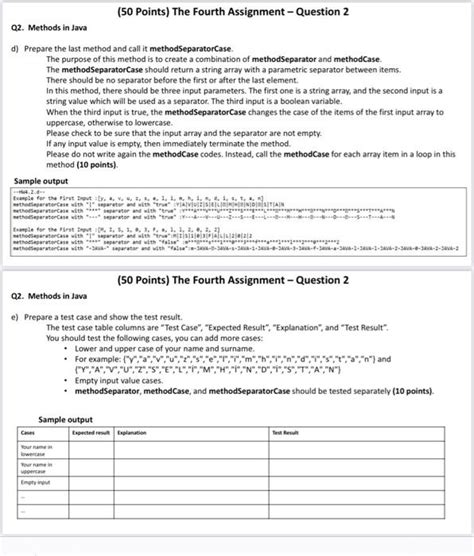 solved q2 methods in java a your coding style 10 points