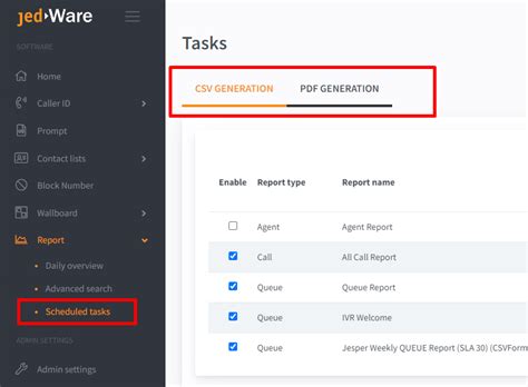 Csv Generation To File Or E Mail Jedware