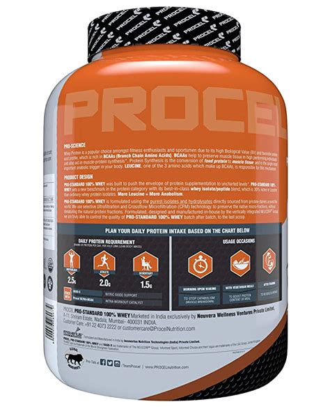 Procel Pro Standard Whey Protein Buy At Lowest Price Fitkart
