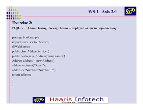 Webservice Study Material Axis2 Ppt