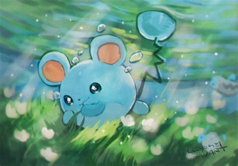 Marill And Barboach Pokemon Drawn By Kikuyoshitracco Danbooru