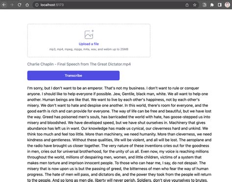 Build A Video Transcriber Using Whisper Speech To Text Api Dev Community