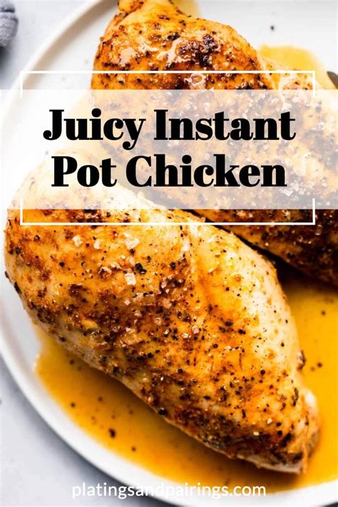 Instant Pot Chicken Breasts Gravy Platings Pairings
