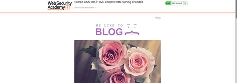 Lab Stored Xss Into Html Context With Nothing Encoded Yikai Medium