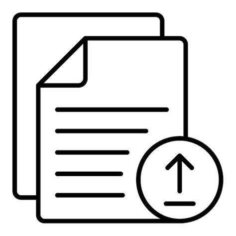 premium vector file upload icon