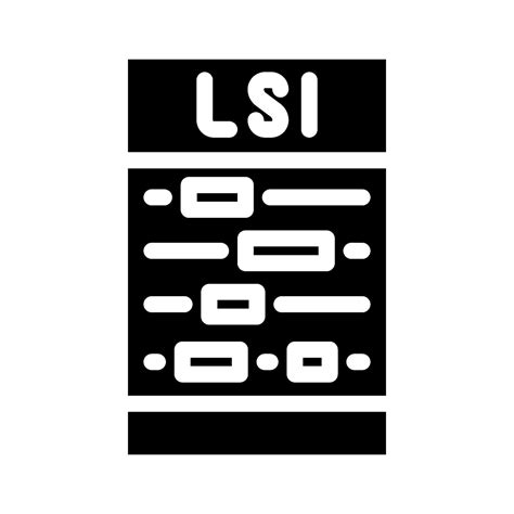 Latent Semantic Indexing Lsi Seo Glyph Icon Vector Illustration Vector Art At Vecteezy