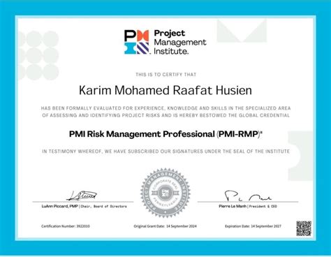 Karim Raafat Pmp Prince2 Practitioner Pmi Acp Pmi Rmp Itil On Linkedin Im Happy To Share That