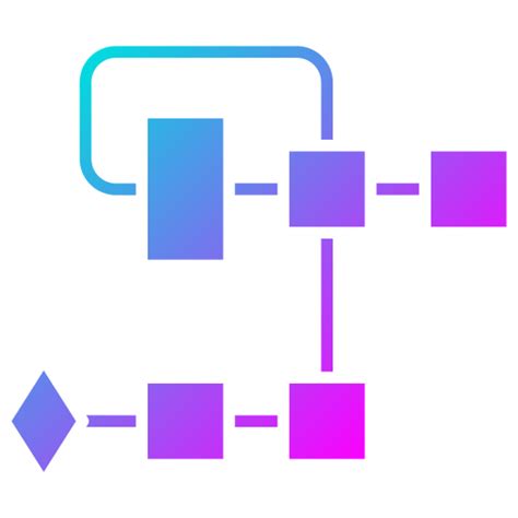 Flowchart Generic Flat Gradient Icon