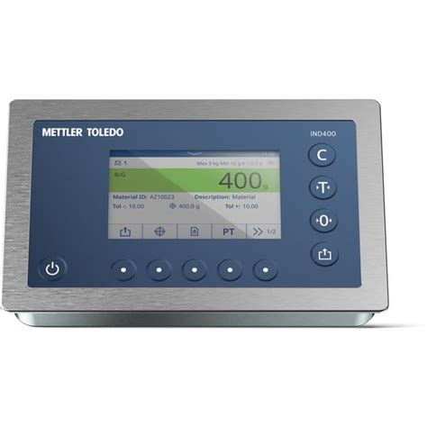 Weighing Indicator Ind400 Overview Mettler Toledo