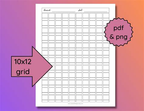 Blank Color Swatch Chart Printable Color Chart For Colored Pencils Markers Swatching