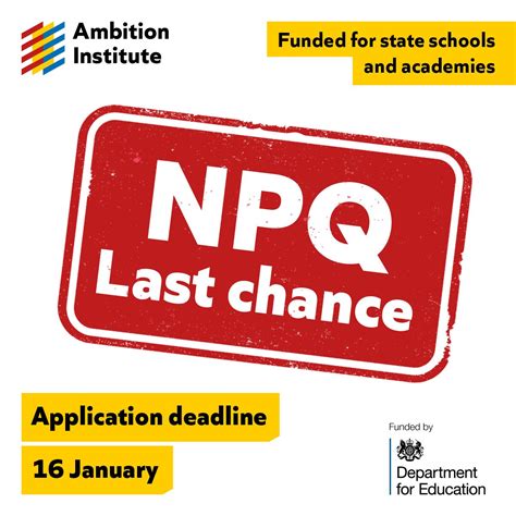 Ambition Institute On Linkedin Choose Your Npq
