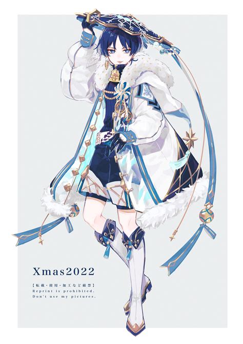 Safebooru 1boy 2022 Absurdres Bangs Bishounen Blue Eyes Blue Gloves