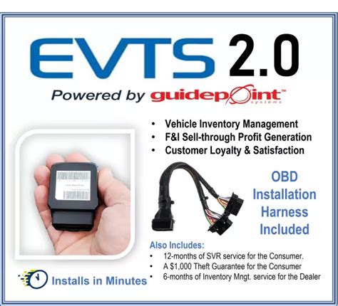 Affiliated Accessories GuidePoint Electronic Vehicle Tracking System EVTS