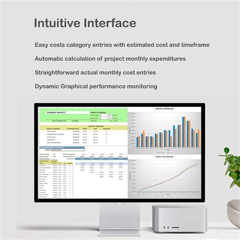 Project Expenditure Cash Flow Scheduler Cost Tracking Excel Spreadsheet