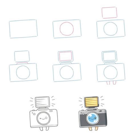 31 Easy And Simple Camera Drawing Ideas Drawing Photos1