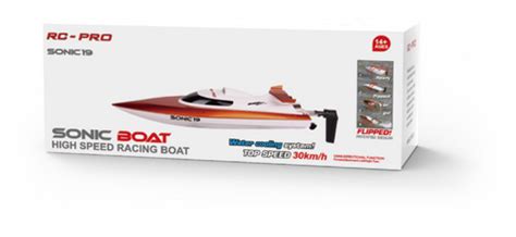 Sonic 19 24g 19 Rtr Brushed Boat Rc Boats Rc Pro