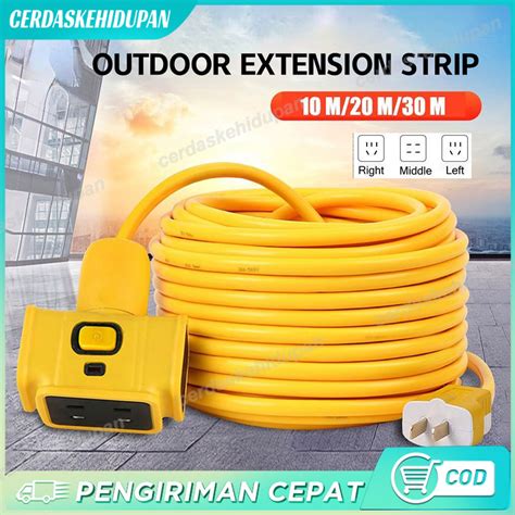 Jual 10 20 30 Mtr Kabel Ekstensi Extension Cable Perpanjangan Colokan Listrik Kabel Sambungan
